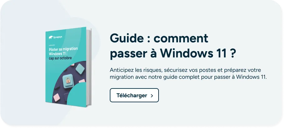 Plan de migration de Windows 10 vers Windows 11