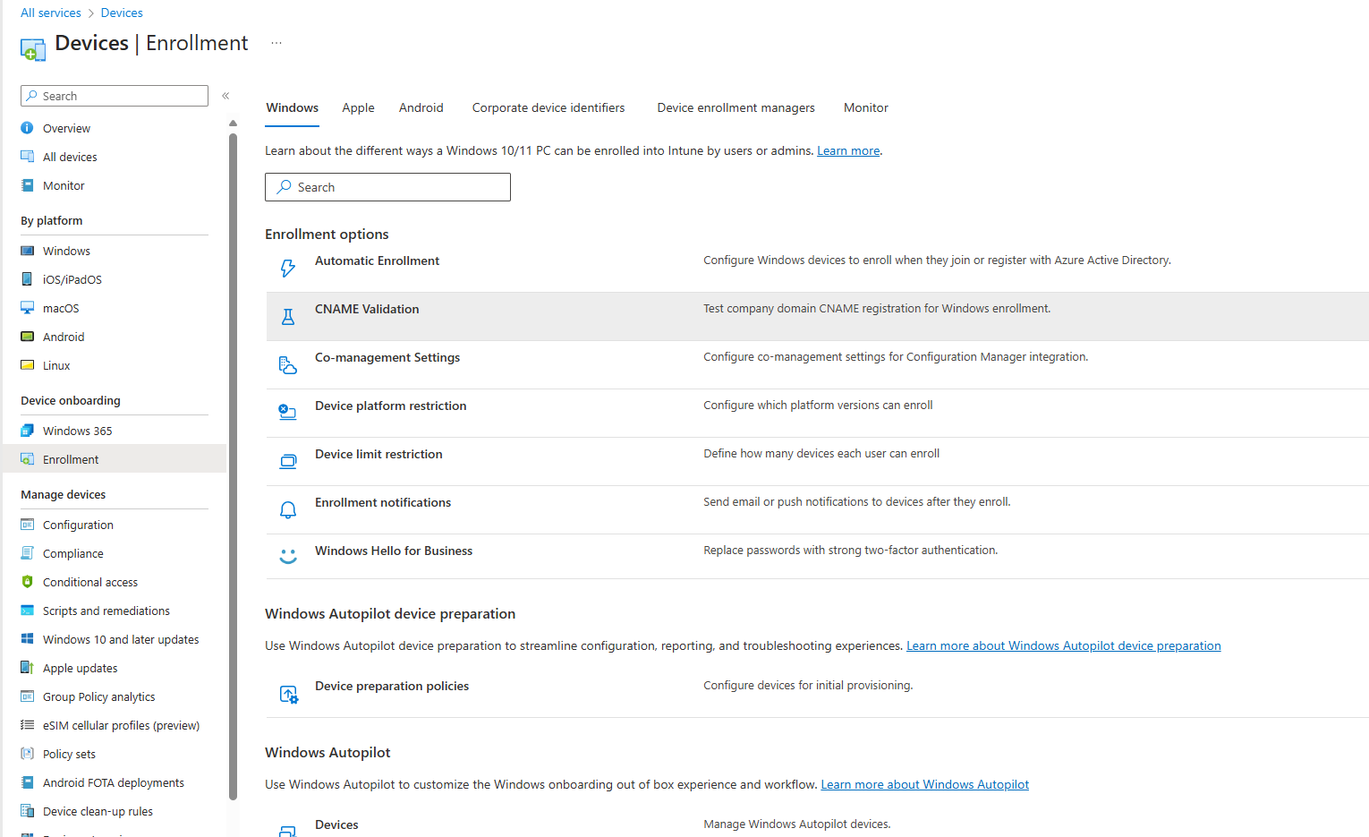Autopilot V2 et Windows Autopilot Device Preparation